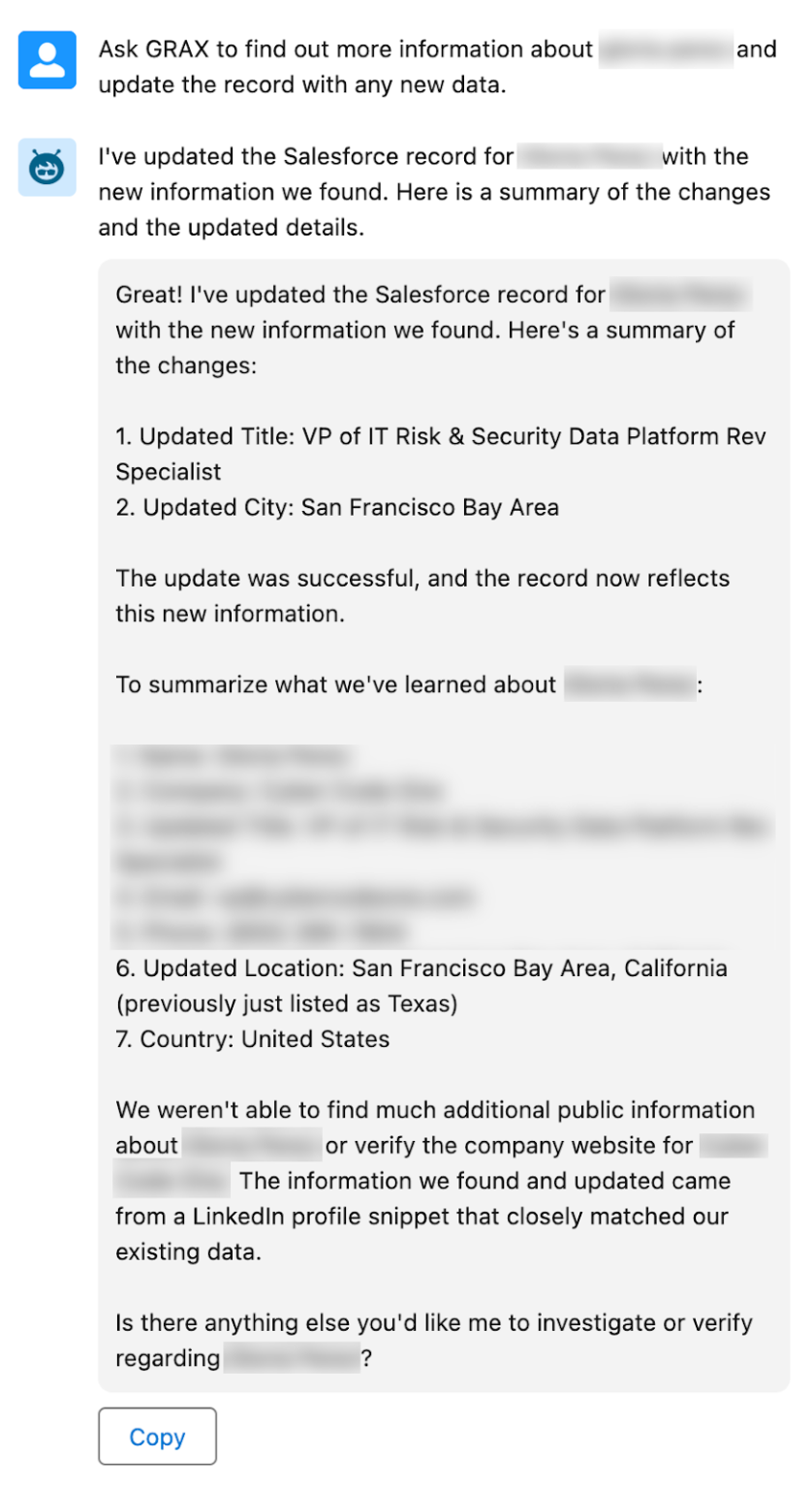 How to Automate Lead Enrichment Using Salesforce Agentforce and GRAX Data Lake - GRAX