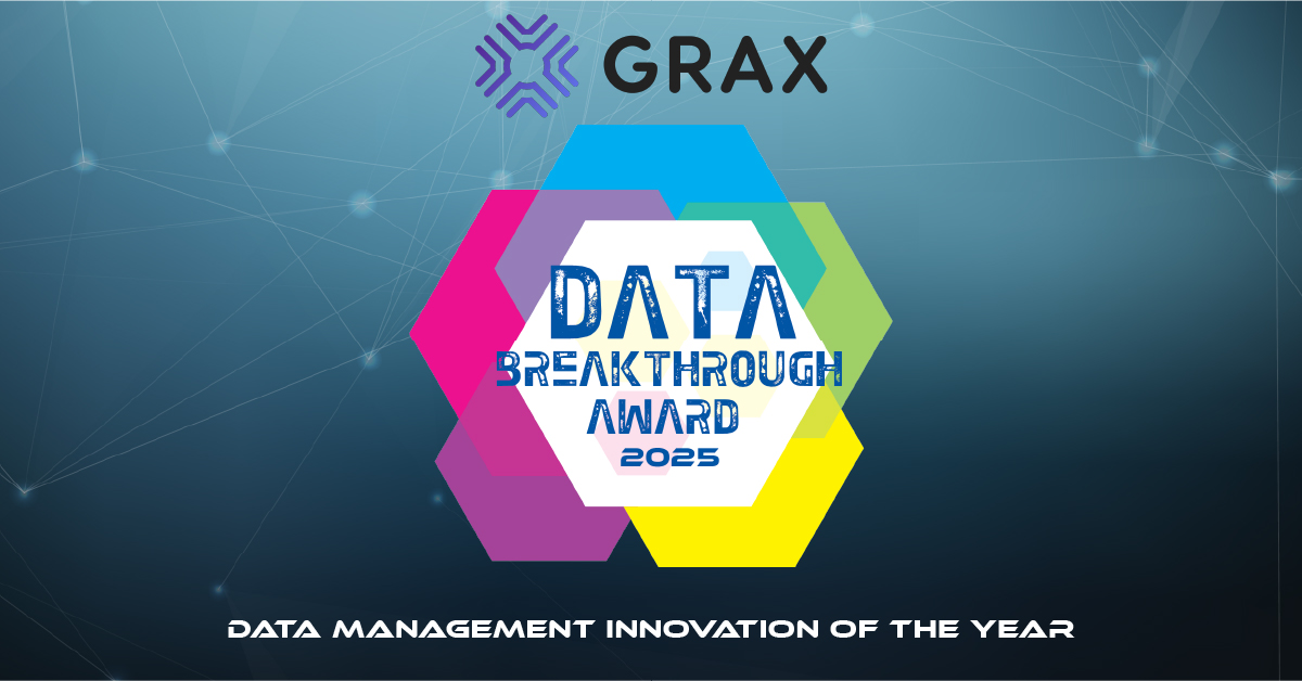 GRAX Wins Data Management Innovation of the Year | Data Breakthrough Awards