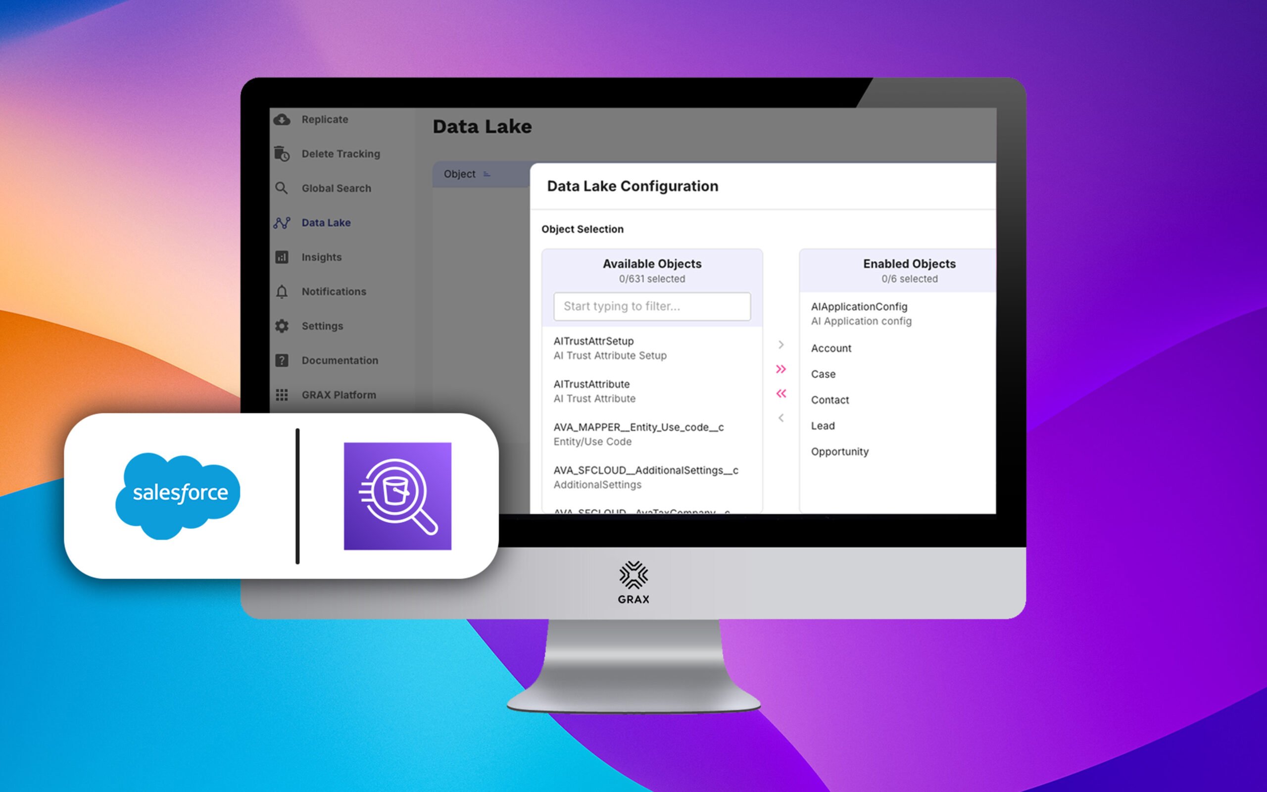Salesforce to AWS Athena Data Replication | GRAX Data Replication